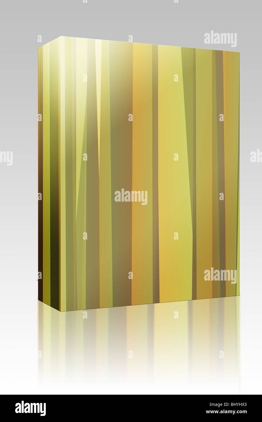 Software package box Abstract graphic design of smooth crystalline ...