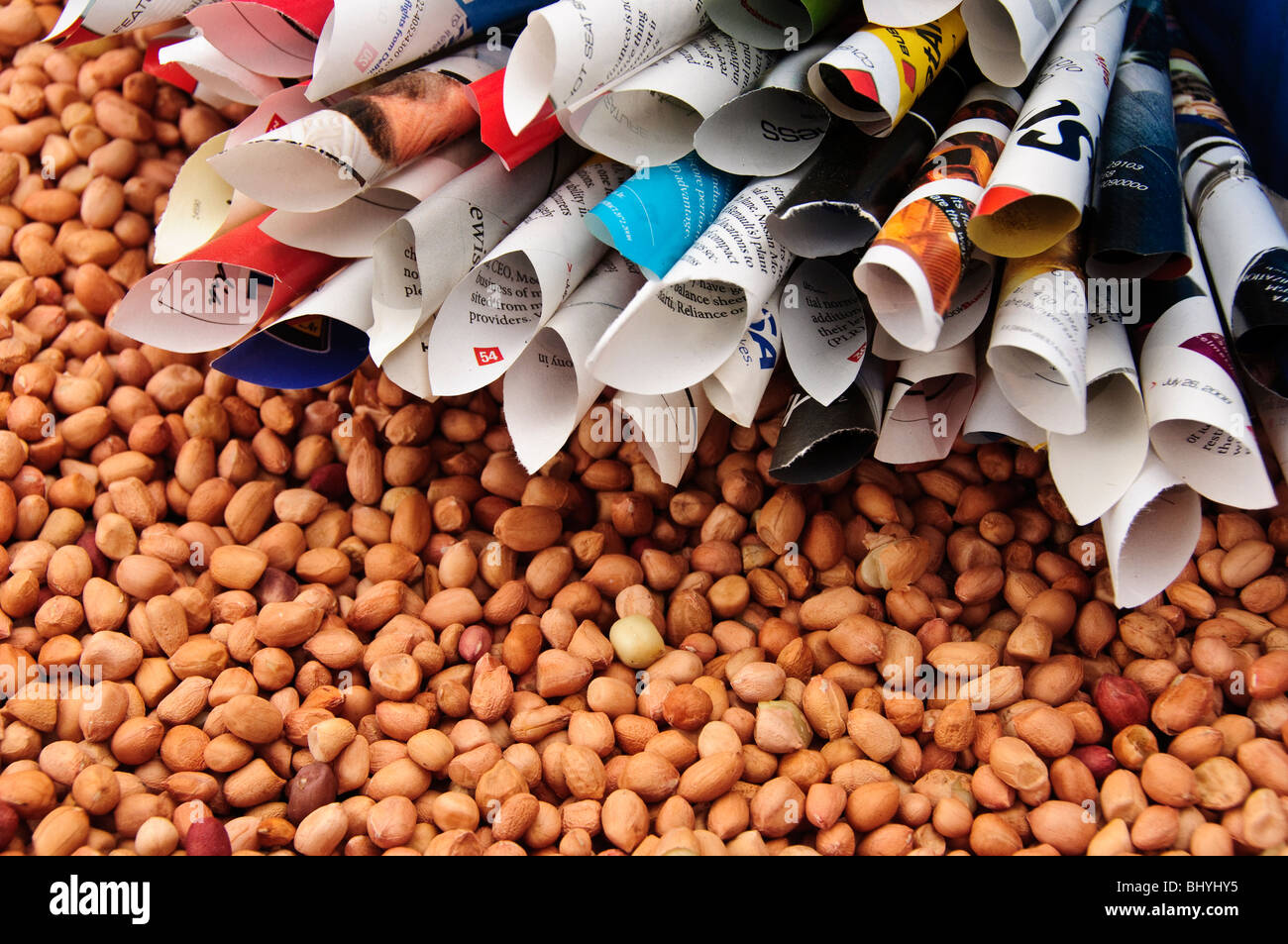 Peanut street seller hi-res stock photography and images - Alamy