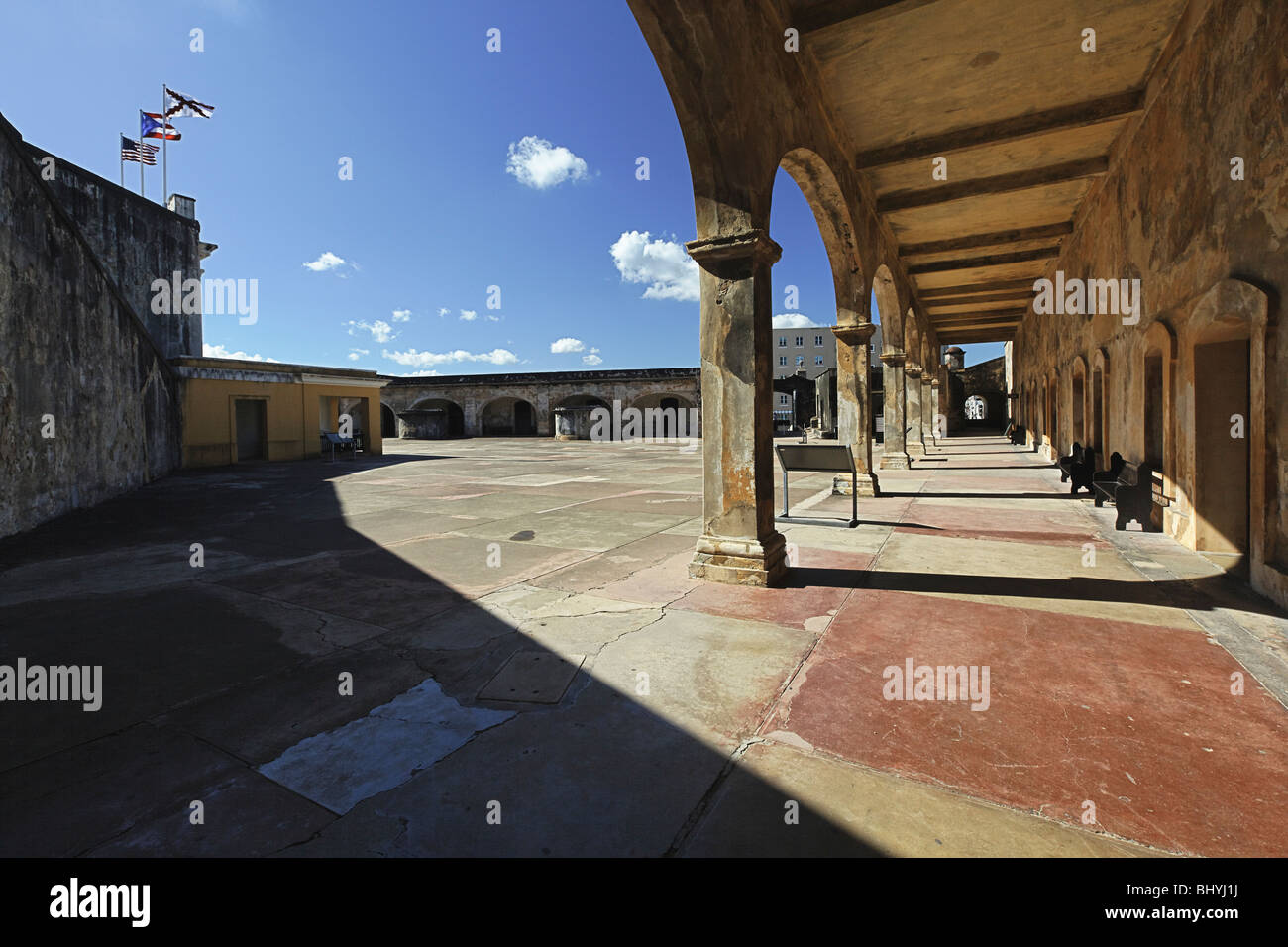 Interior of a fort hi-res stock photography and images - Alamy