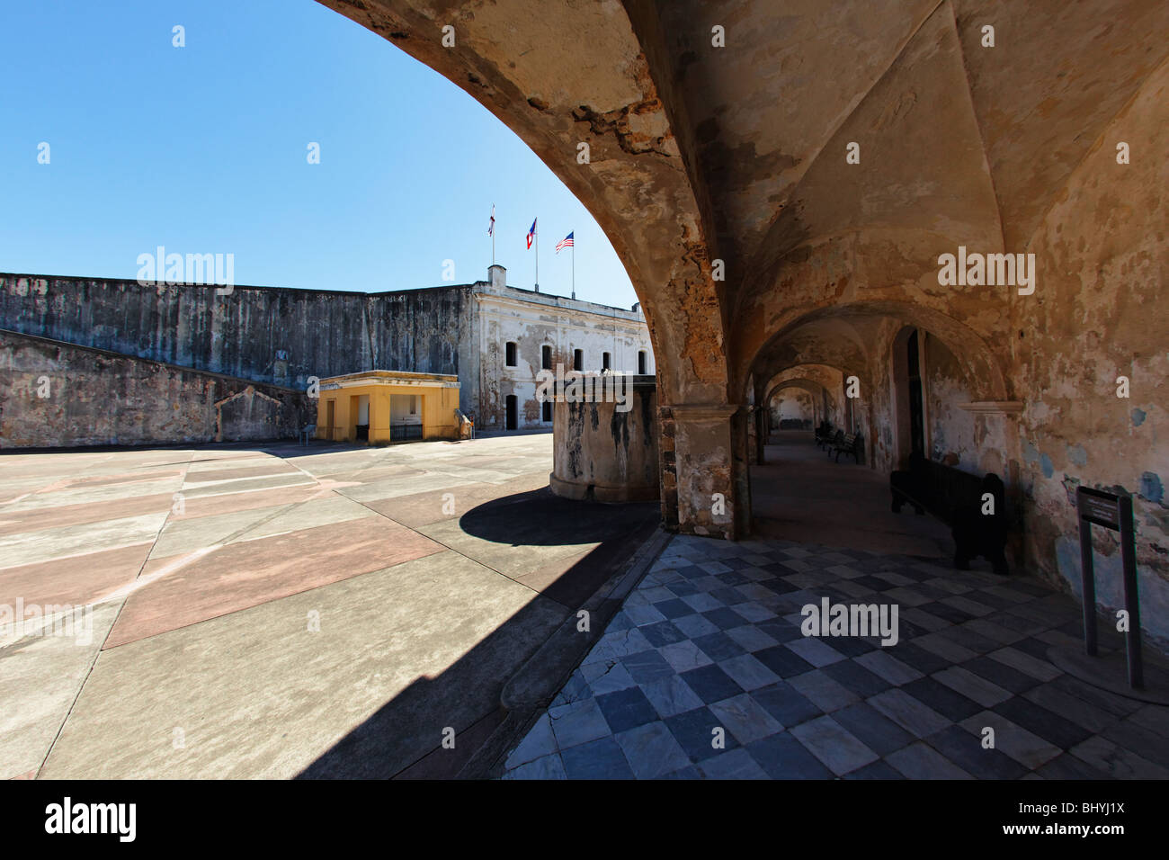 Interior View of the San Cristobal Fort, Old San Juan, Puerto Rico ...