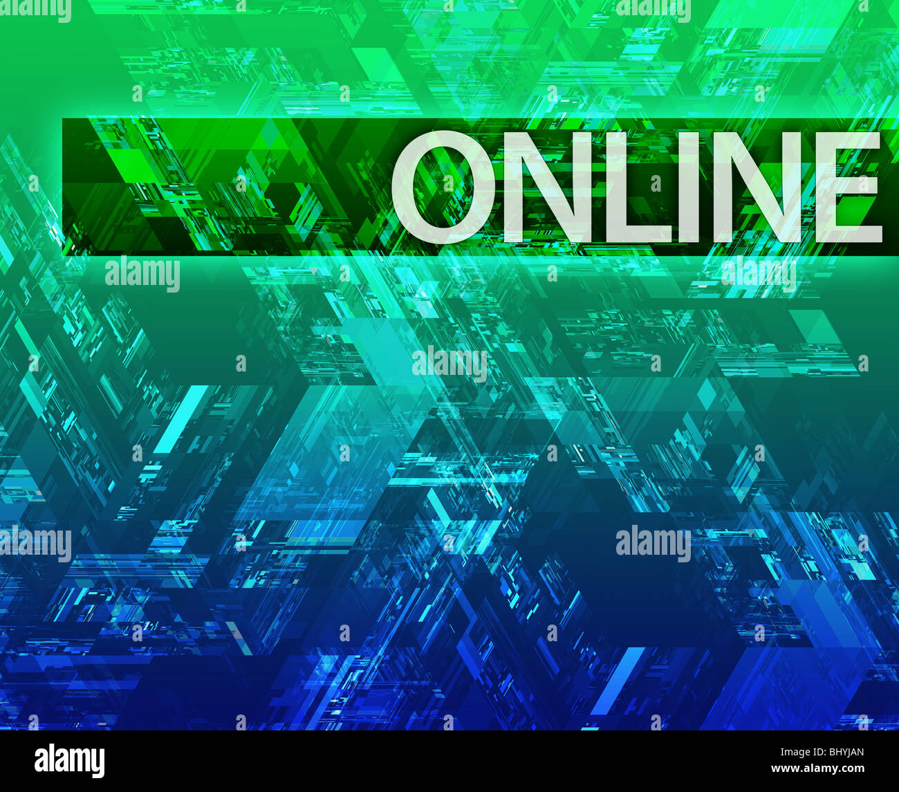 Data internet abstract illustrating electronic information concepts ...