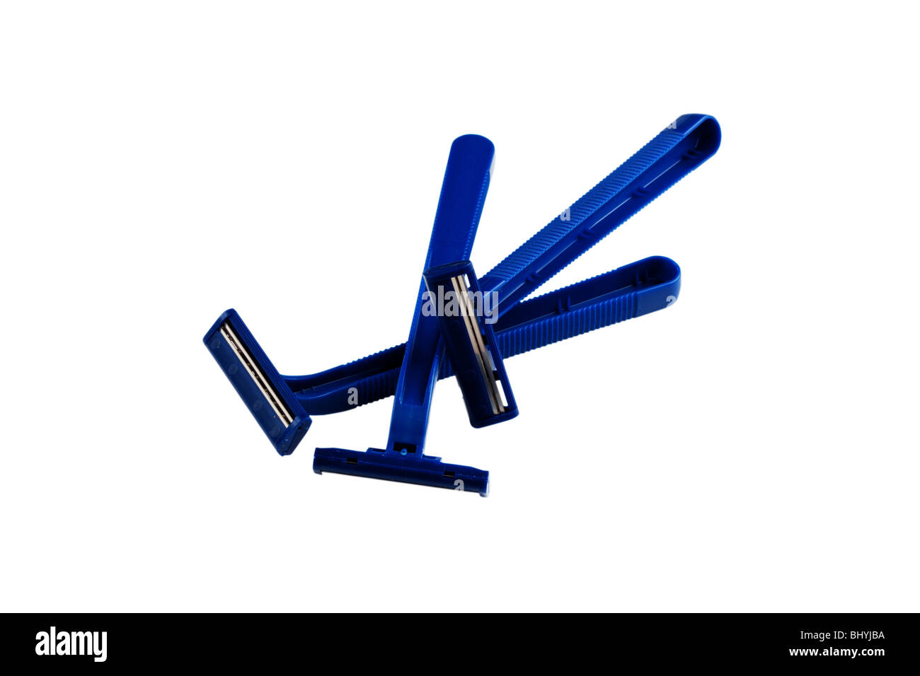 Disposable shaving machine tools isolated on a white background Stock ...