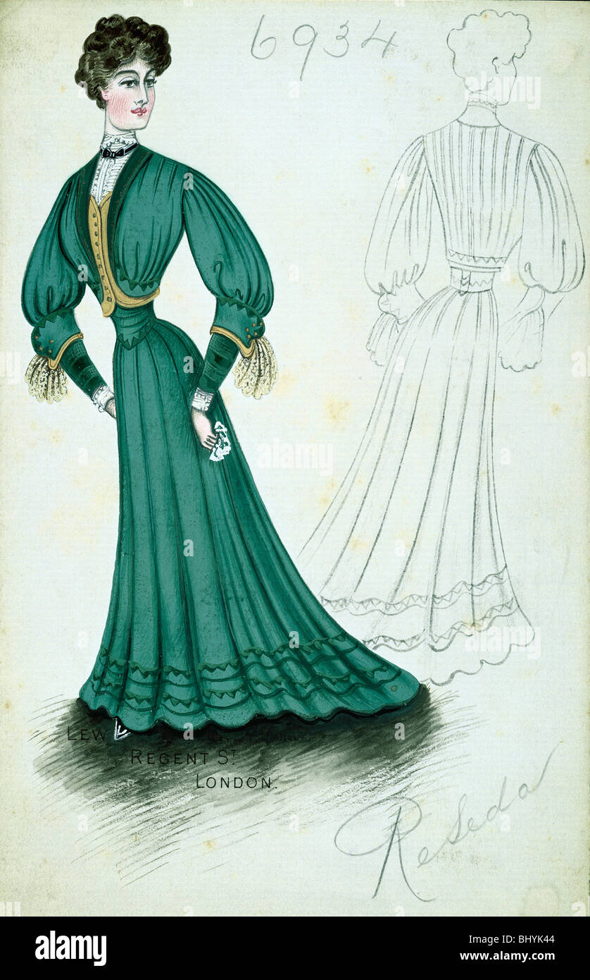 Lewis and Allenby fashion design, c1900. Artist: Lewis and Allenby ...