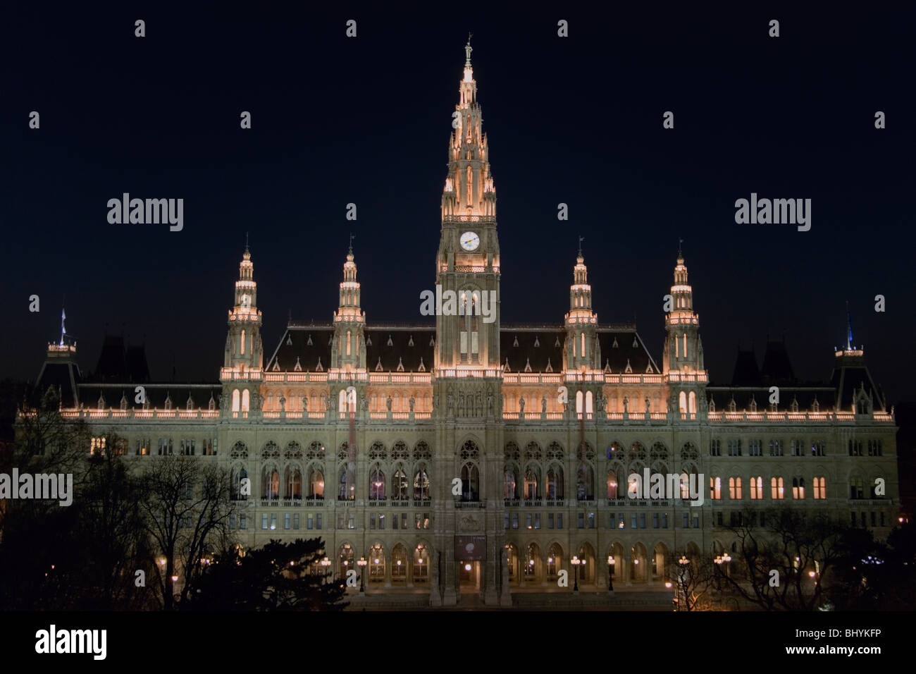 Old vienna town hall hi-res stock photography and images - Alamy