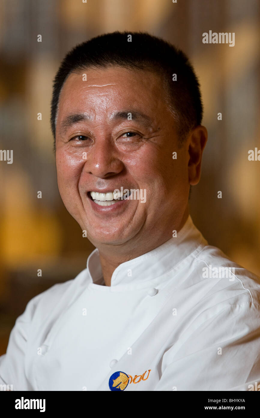 Chef and owner of 'Nobu' restaurants, Nobuyuki Matsuhisa, Tokyo, Japan ...