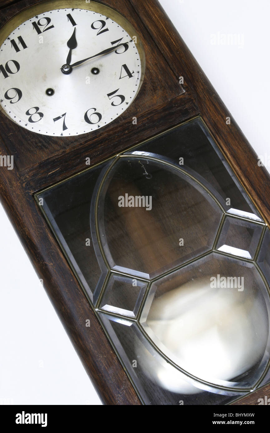 Old pendulum clock Stock Photo - Alamy