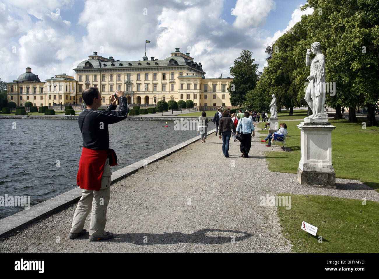 Drottningholm Slott / Palace, Drottningholm, Stockholm, Sweden Stock ...