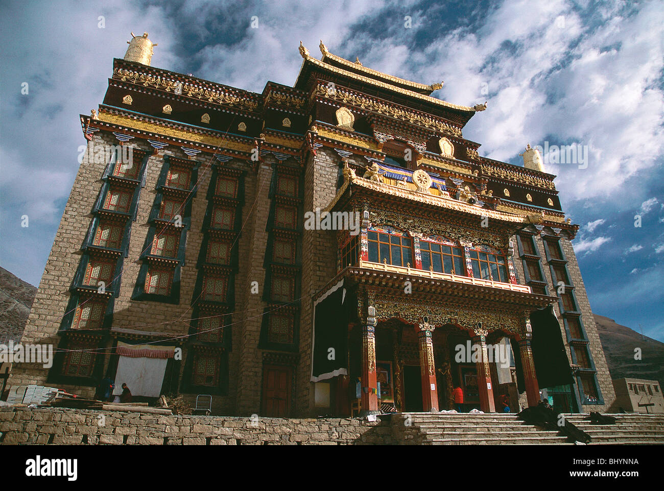 Bangtuo temple is a large and opulent Buddhist temple on the Tibetan ...