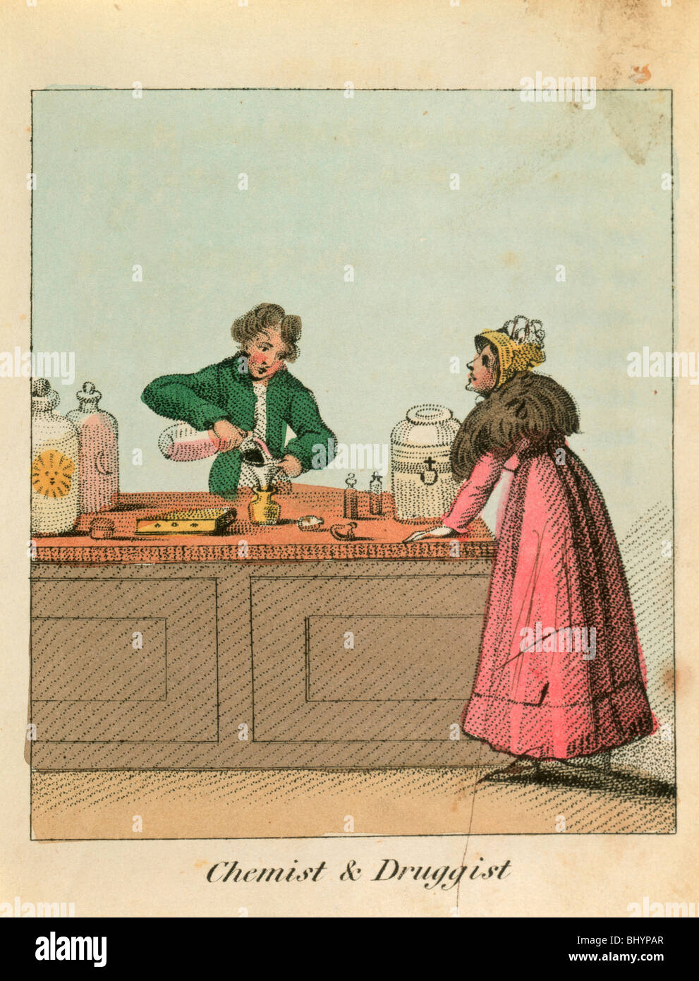 Druggist 19th century hi-res stock photography and images - Alamy