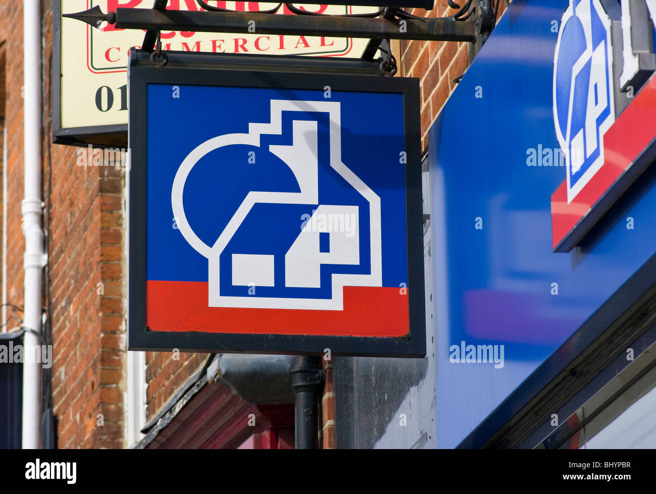 Nationwide Building Society Sign Stock Photo - Alamy