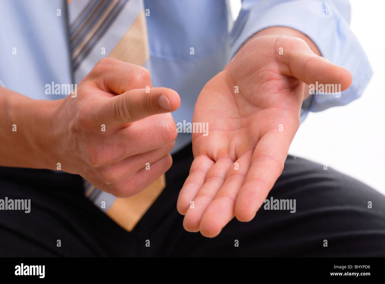 Body language hints hi-res stock photography and images - Alamy