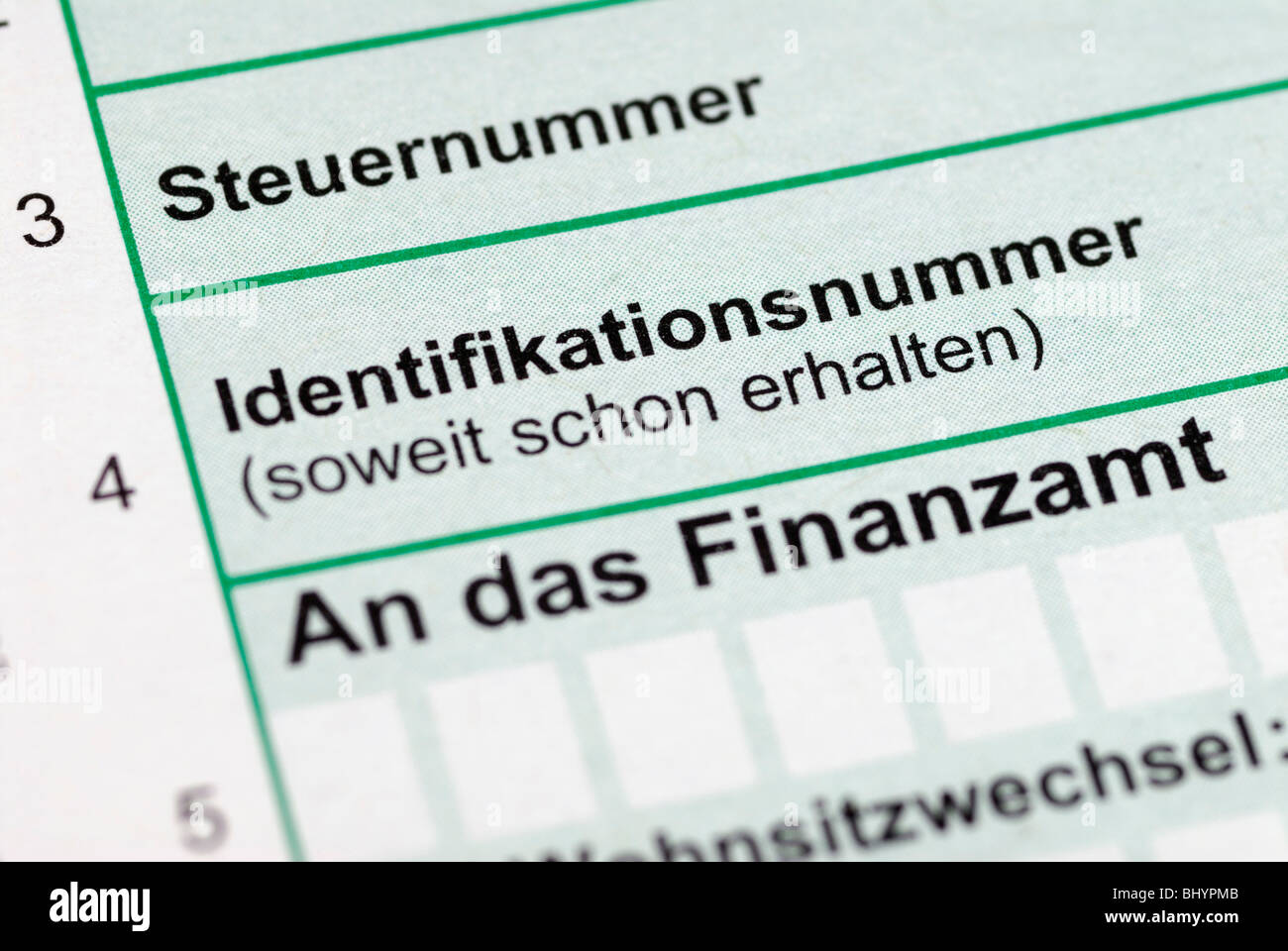 Tax identification number hi-res stock photography and images - Alamy
