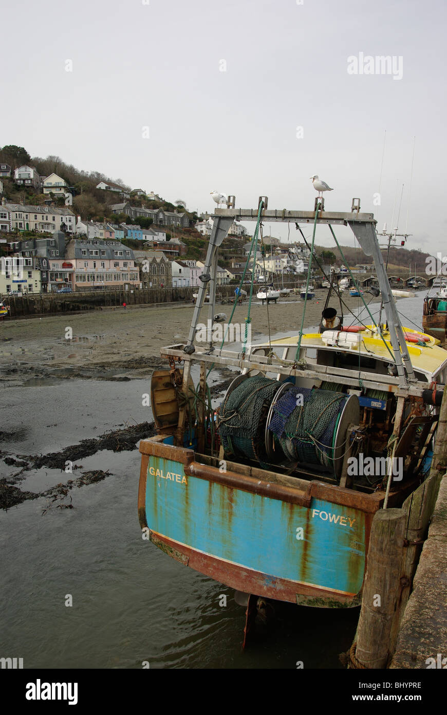 FIshing Boat, Looe Harbour, Cornwall Stock Photo - Alamy