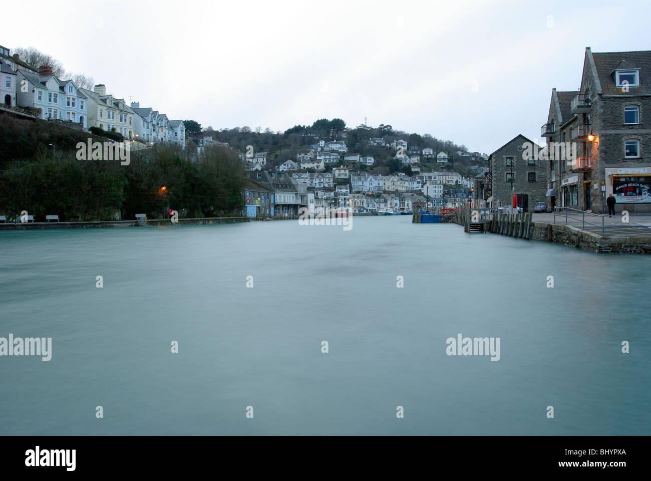 Looe Harbour Cornwall Stock Photo - Alamy