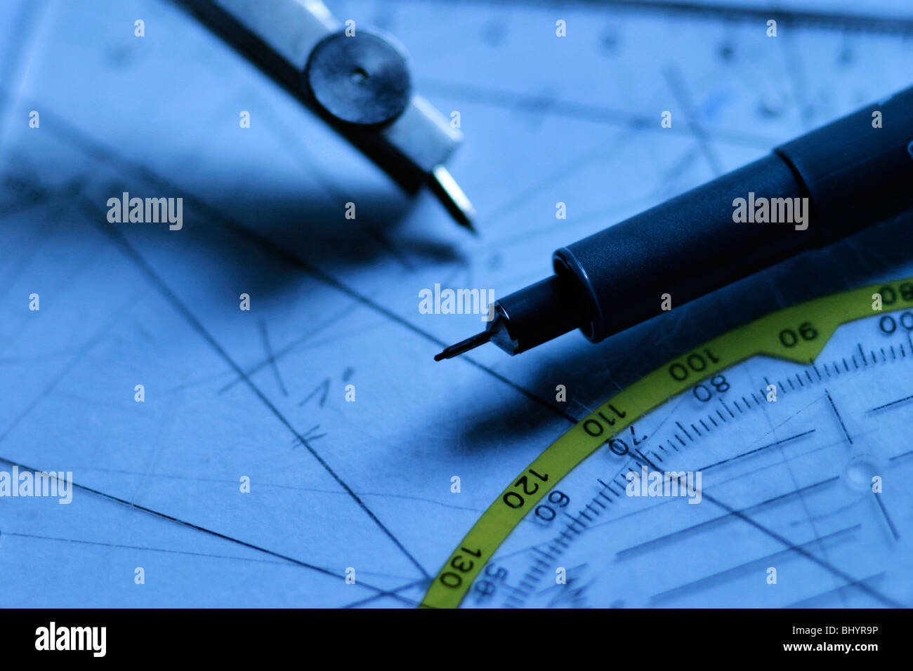 Construction drawing hi-res stock photography and images - Alamy