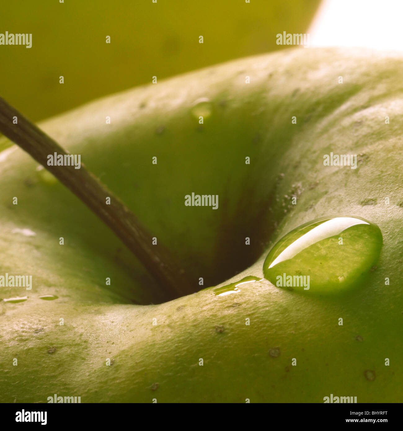 apple with water drops Stock Photo - Alamy