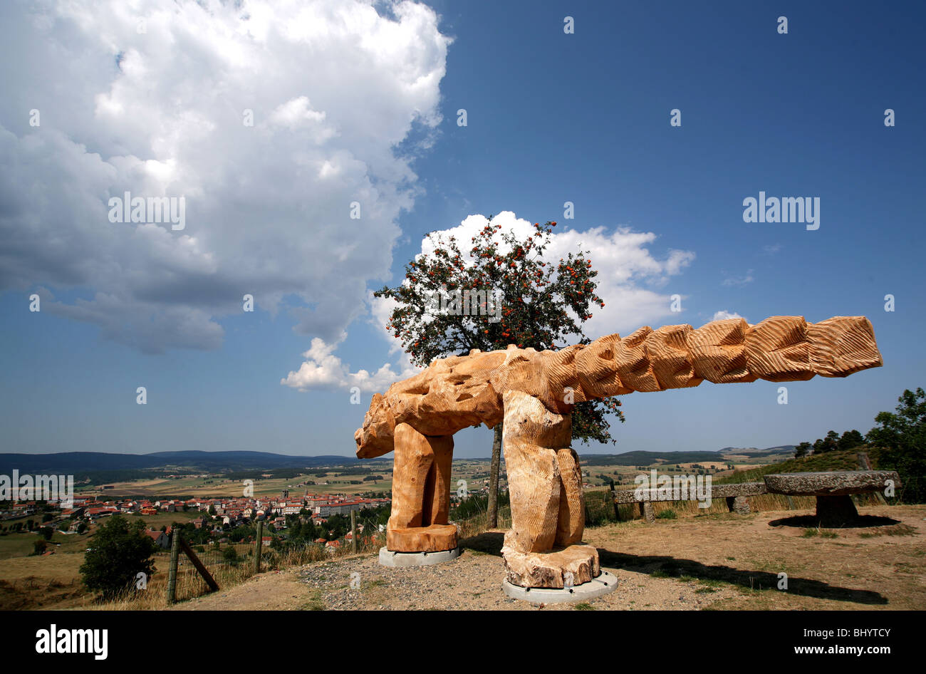 The Beast of Gevaudan ("La bête du Gévaudan" in French Stock Photo - Alamy