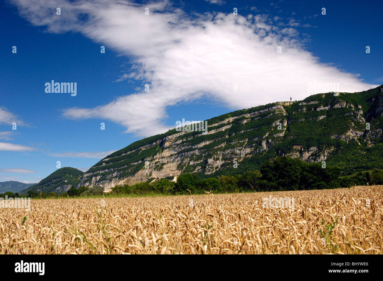 Landscape of the Salève Stock Photo - Alamy