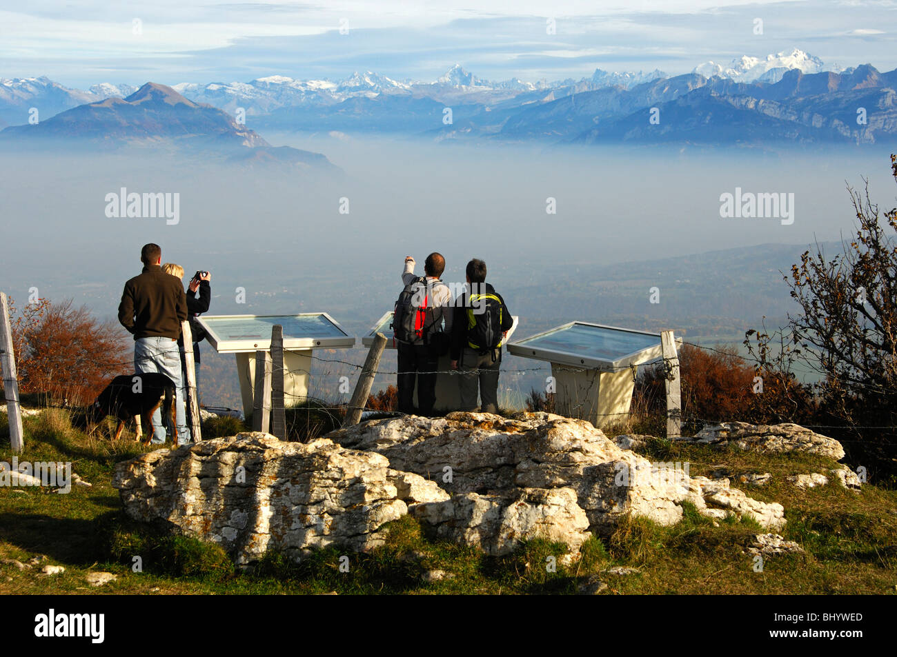 Landscape of the Salève Stock Photo - Alamy