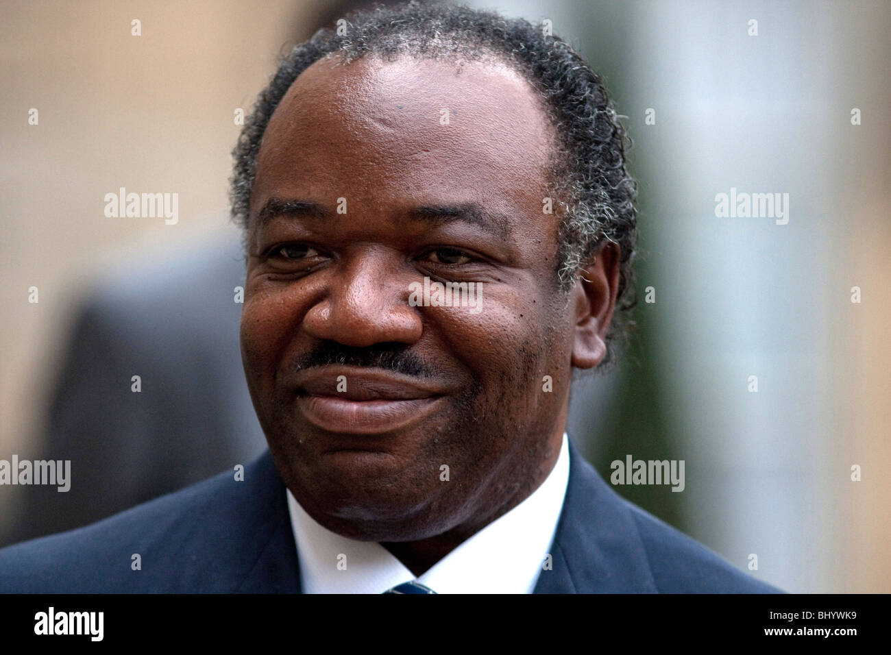 Paris (75) : Ali-Ben Bongo Ondimba, President of Gabon, at the Elysée ...