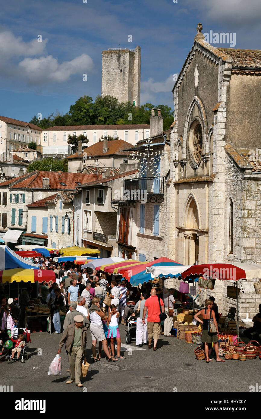 Montcuq market hi-res stock photography and images - Alamy
