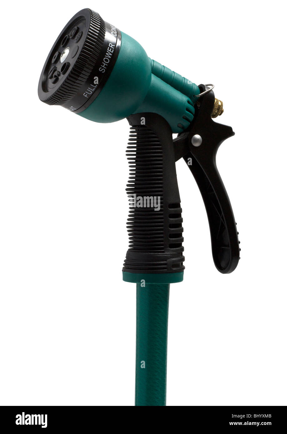 Water multi spray gun on white background Stock Photo - Alamy