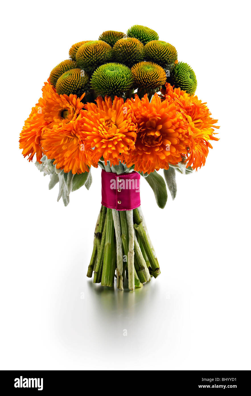 Pink hand tied rose bouquet hi-res stock photography and images - Alamy