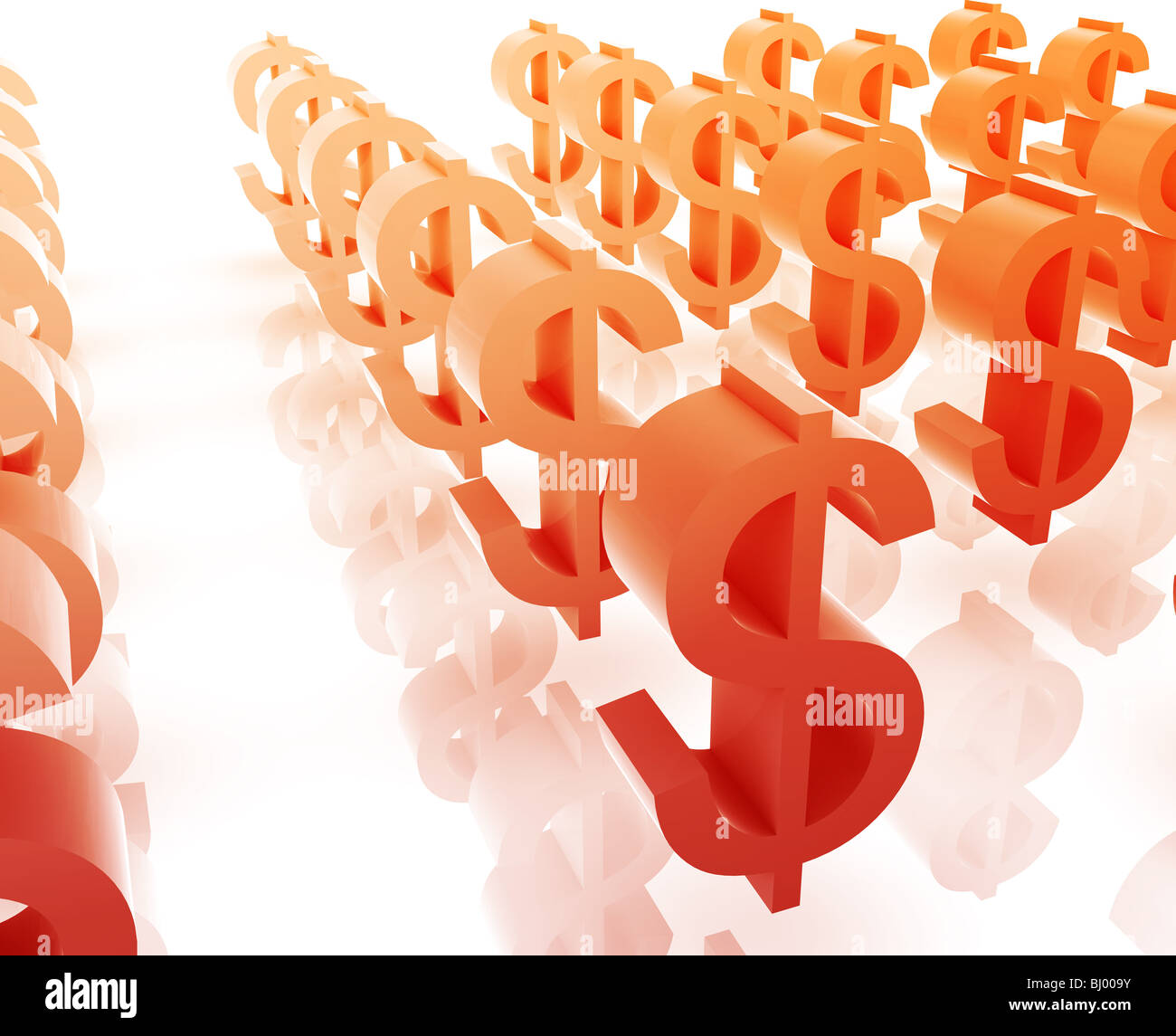 Dollar currency symbols illustration many in group Stock Photo - Alamy