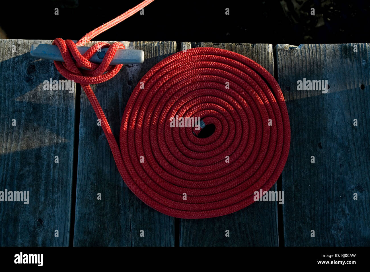 Coiled line Pier Mackinaw Island Michigan USA, by Larry Mishkar ...