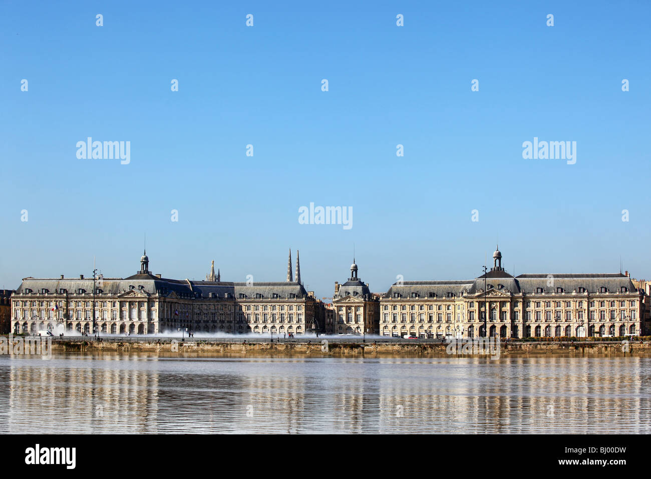 Bordeaux (33) : "place de la Bourse" square Stock Photo - Alamy
