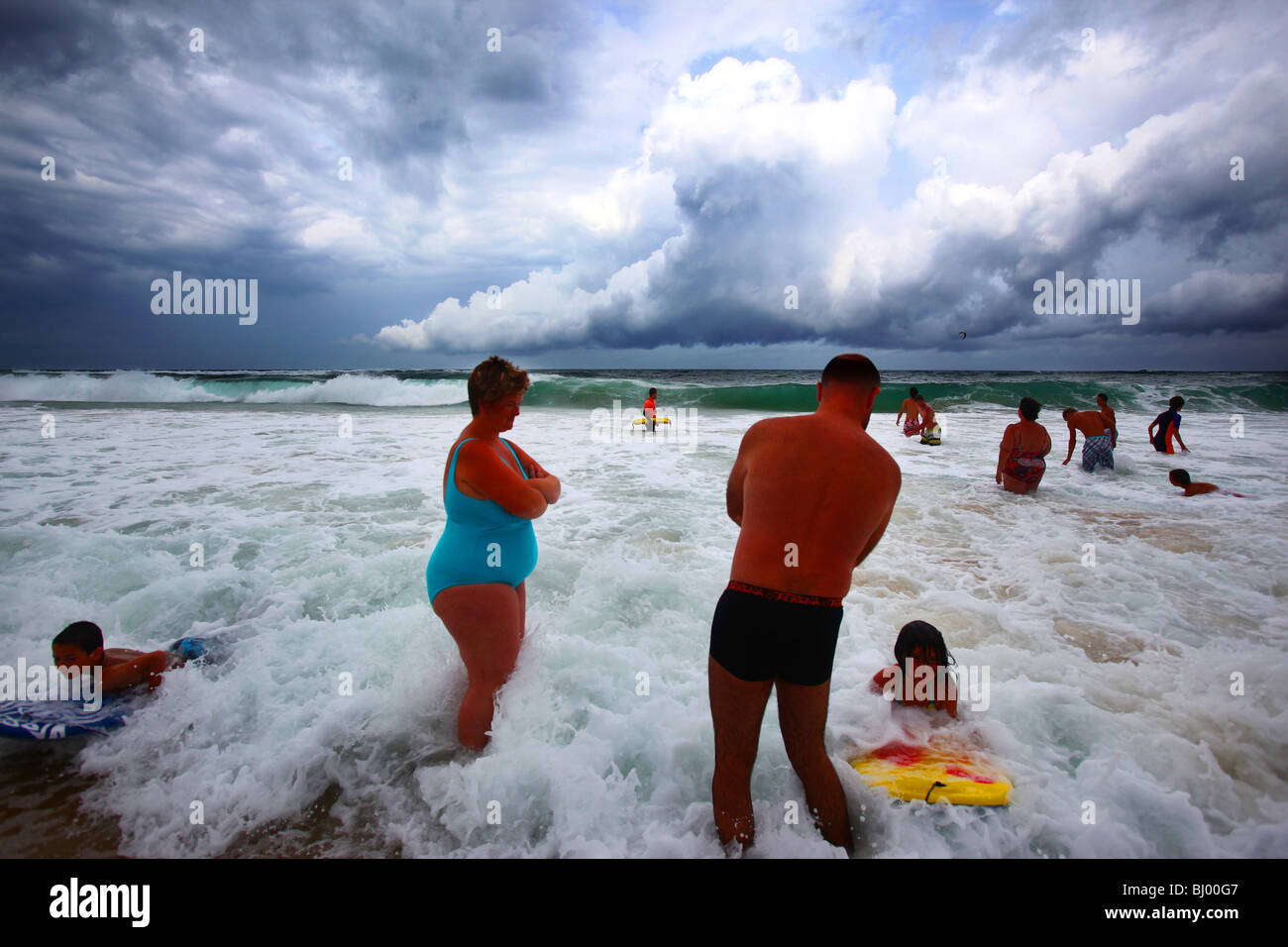 Beach of Lacanau Océan (33) : Swimming Stock Photo - Alamy