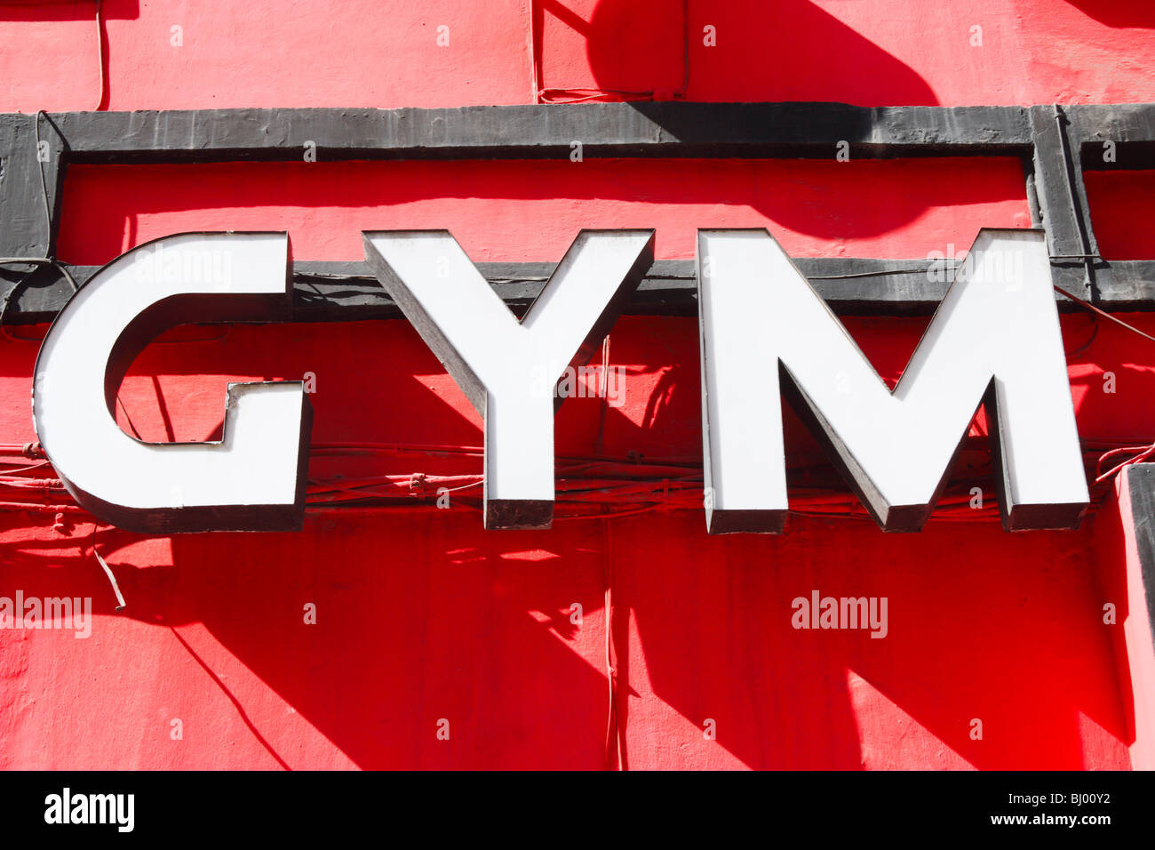 Gym sign hi-res stock photography and images - Alamy
