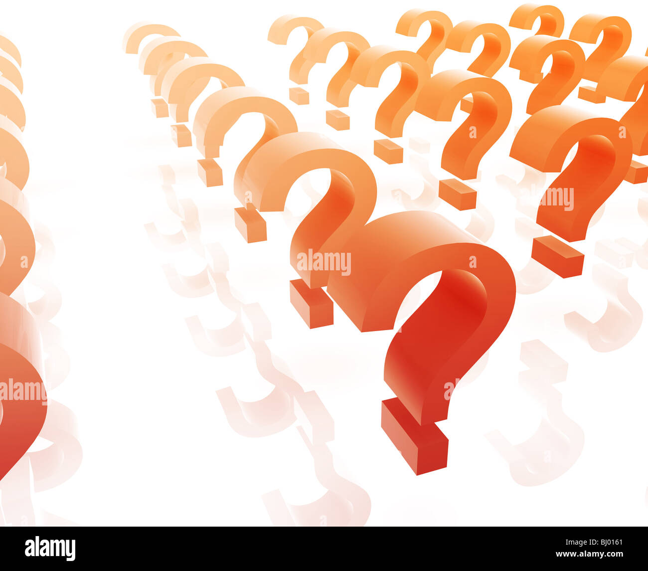 Question mark illustration glossy isolated many in group Stock Photo ...