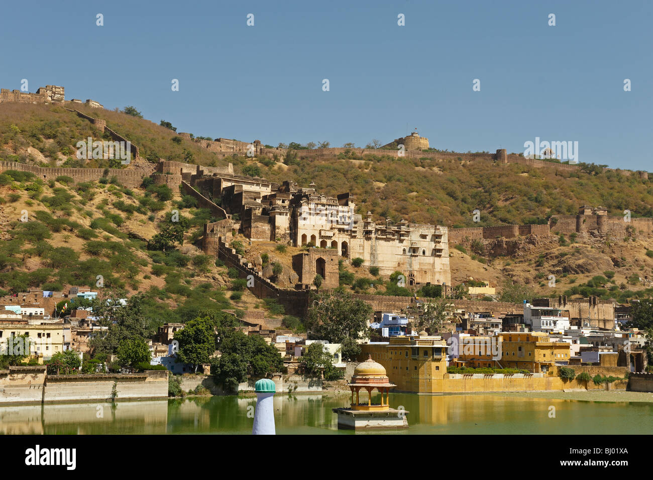 view bundi fort rajasthan india Stock Photo - Alamy