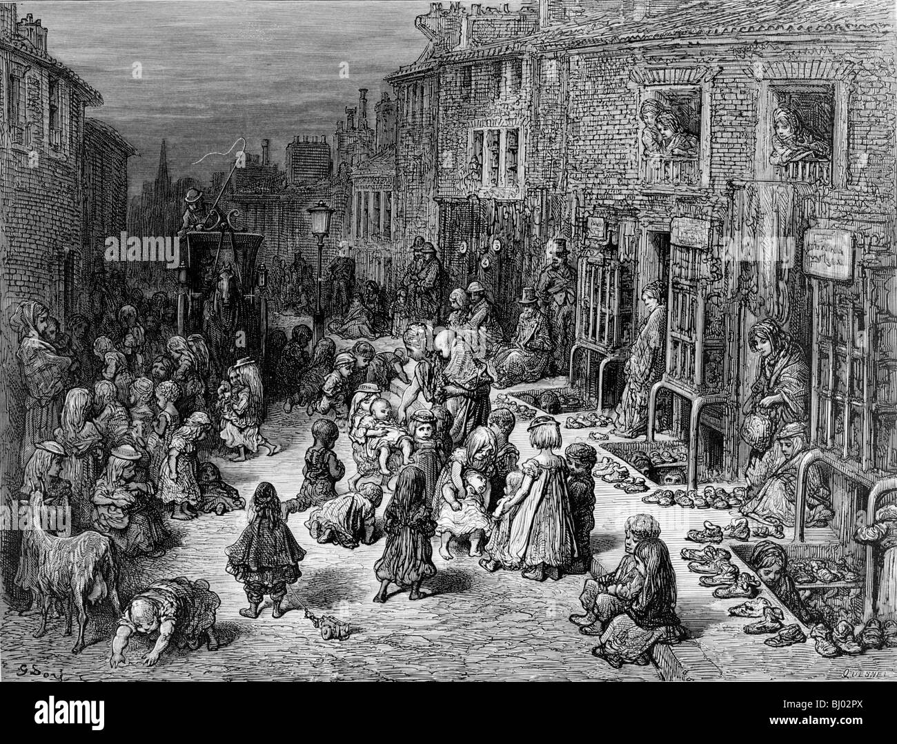 City of london slum hi-res stock photography and images - Alamy