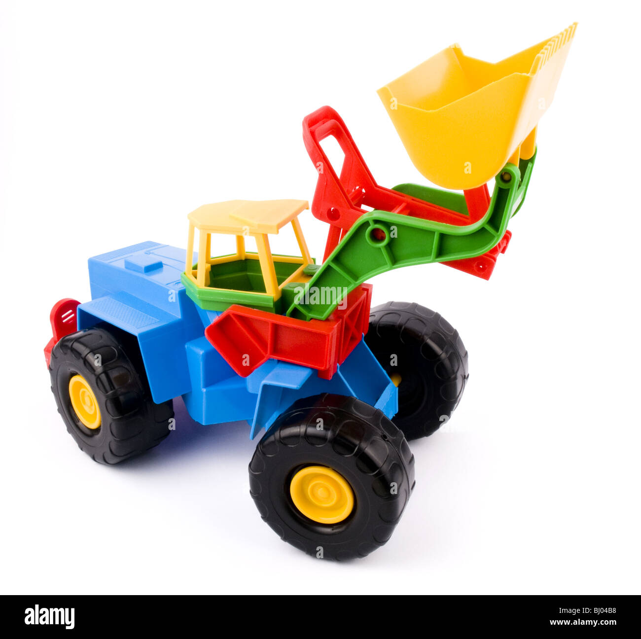 Colorful kid toy on white background Stock Photo - Alamy