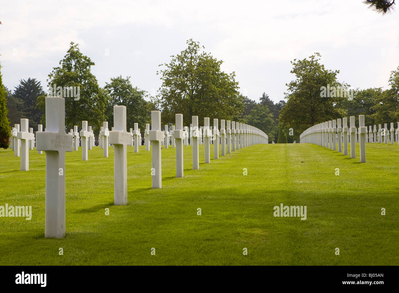 Normandy american cemetery and memorial hi-res stock photography and ...