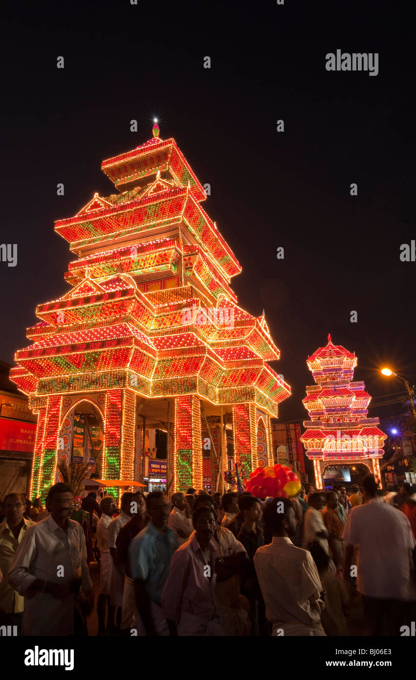 Kerala Temple Night