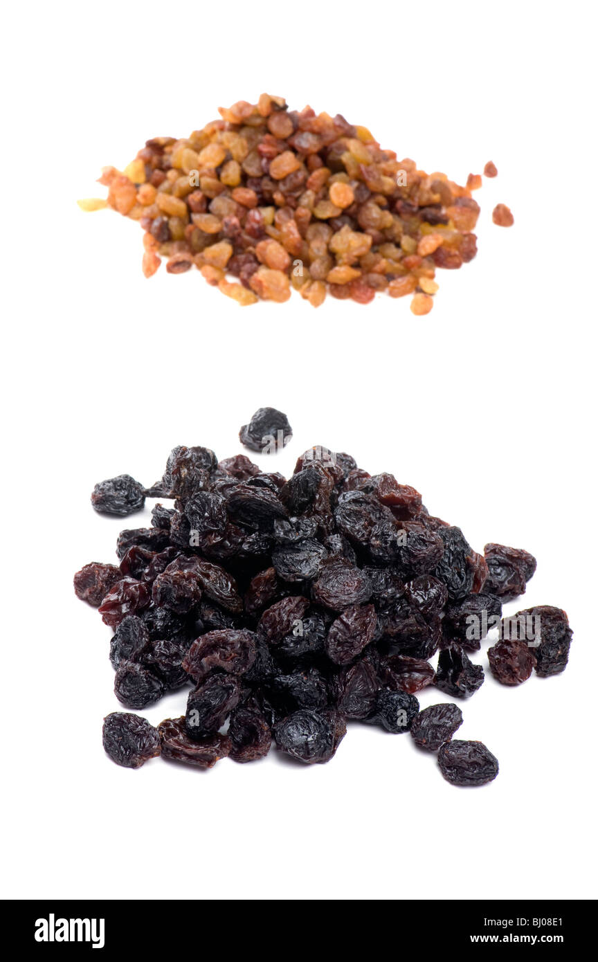 object on white - dry food raisin Stock Photo - Alamy