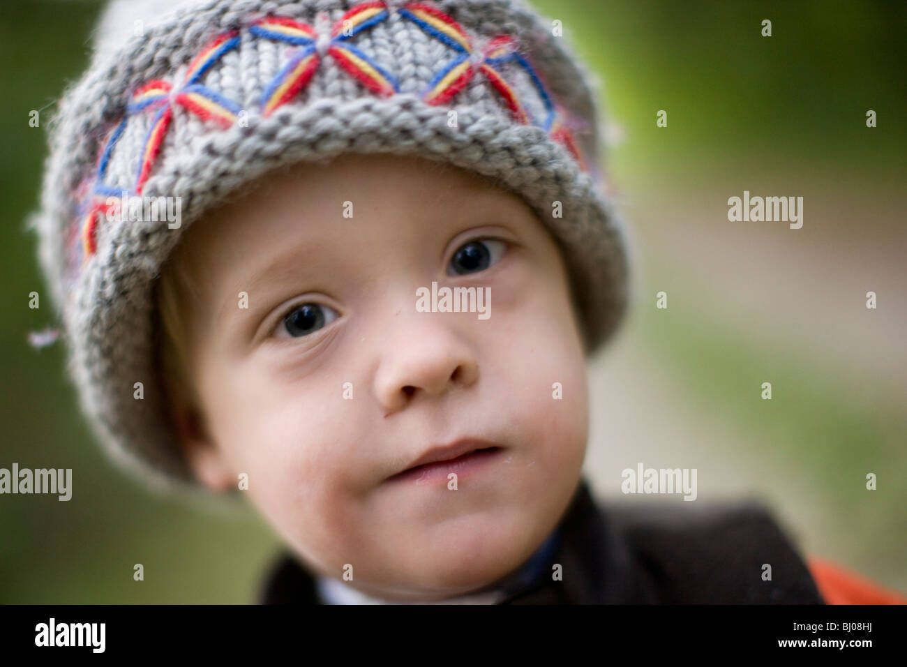 Young kid wearing cap hi-res stock photography and images - Alamy