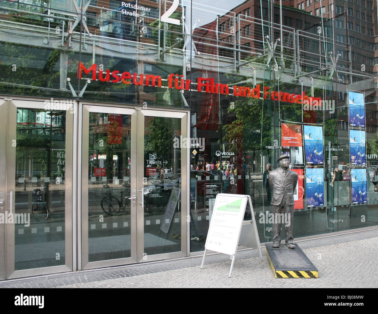 entrance to Film Museum Sony Centre Berlin Germany May 2008 Stock Photo ...