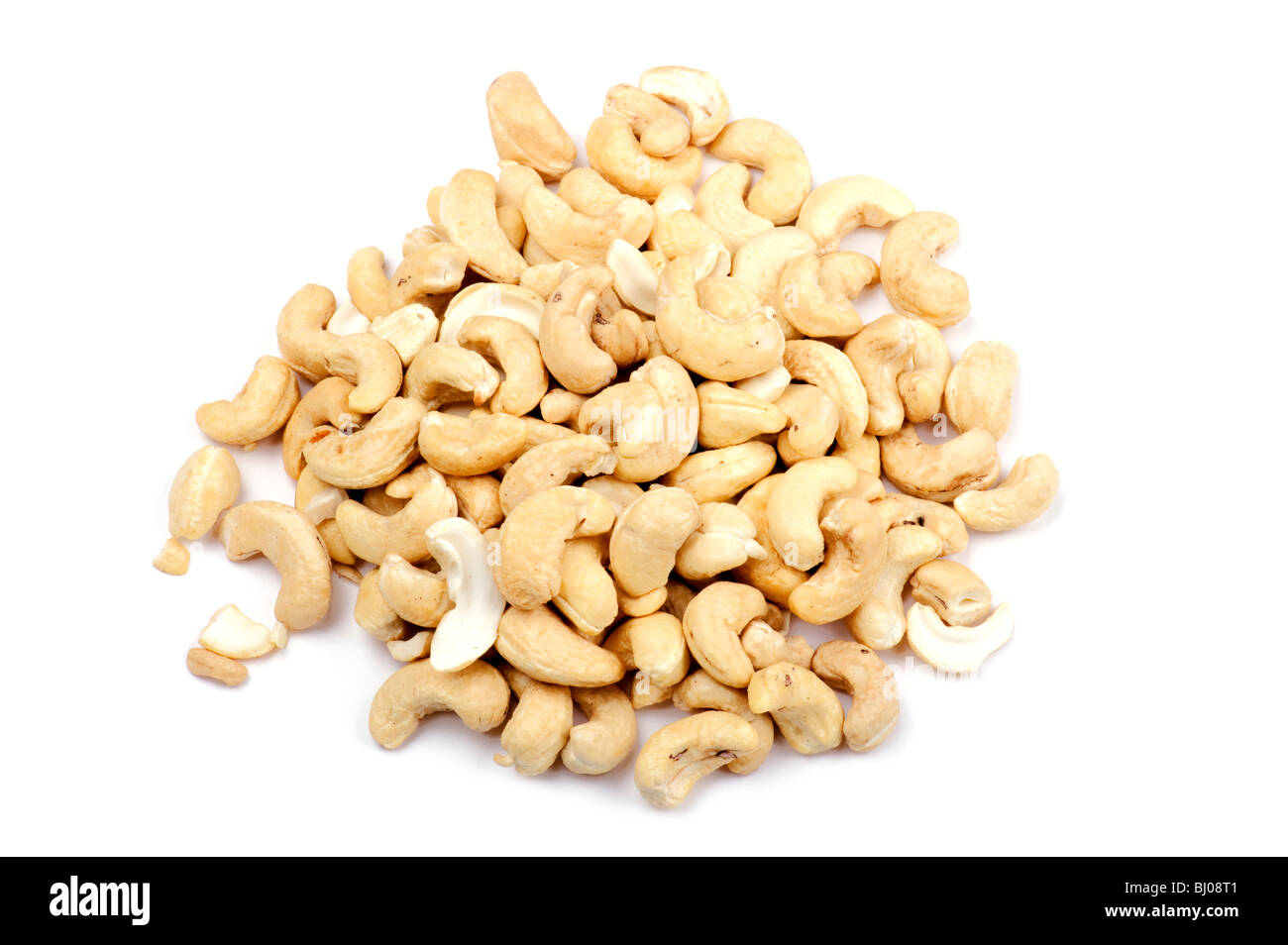 object on white - dry food nut Stock Photo - Alamy