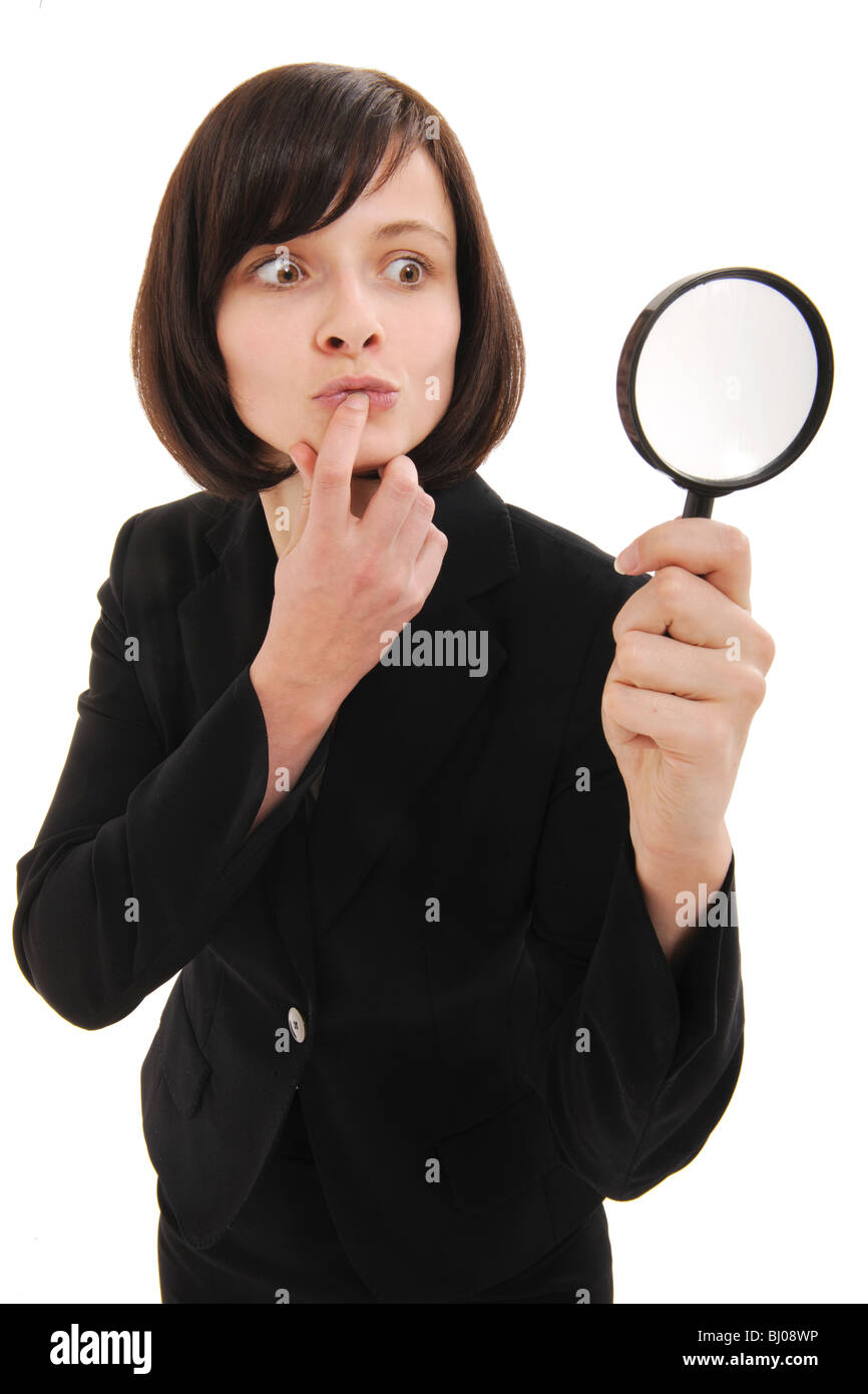 Audit magnifier hi-res stock photography and images - Alamy