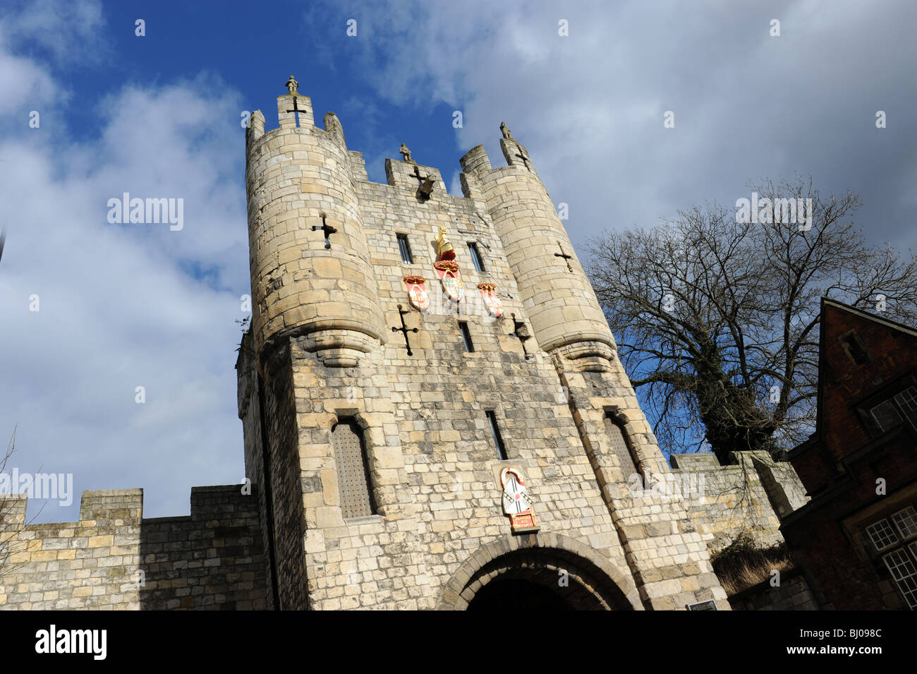 Micklegate Bar City of York in North Yorkshire England Uk Stock Photo ...