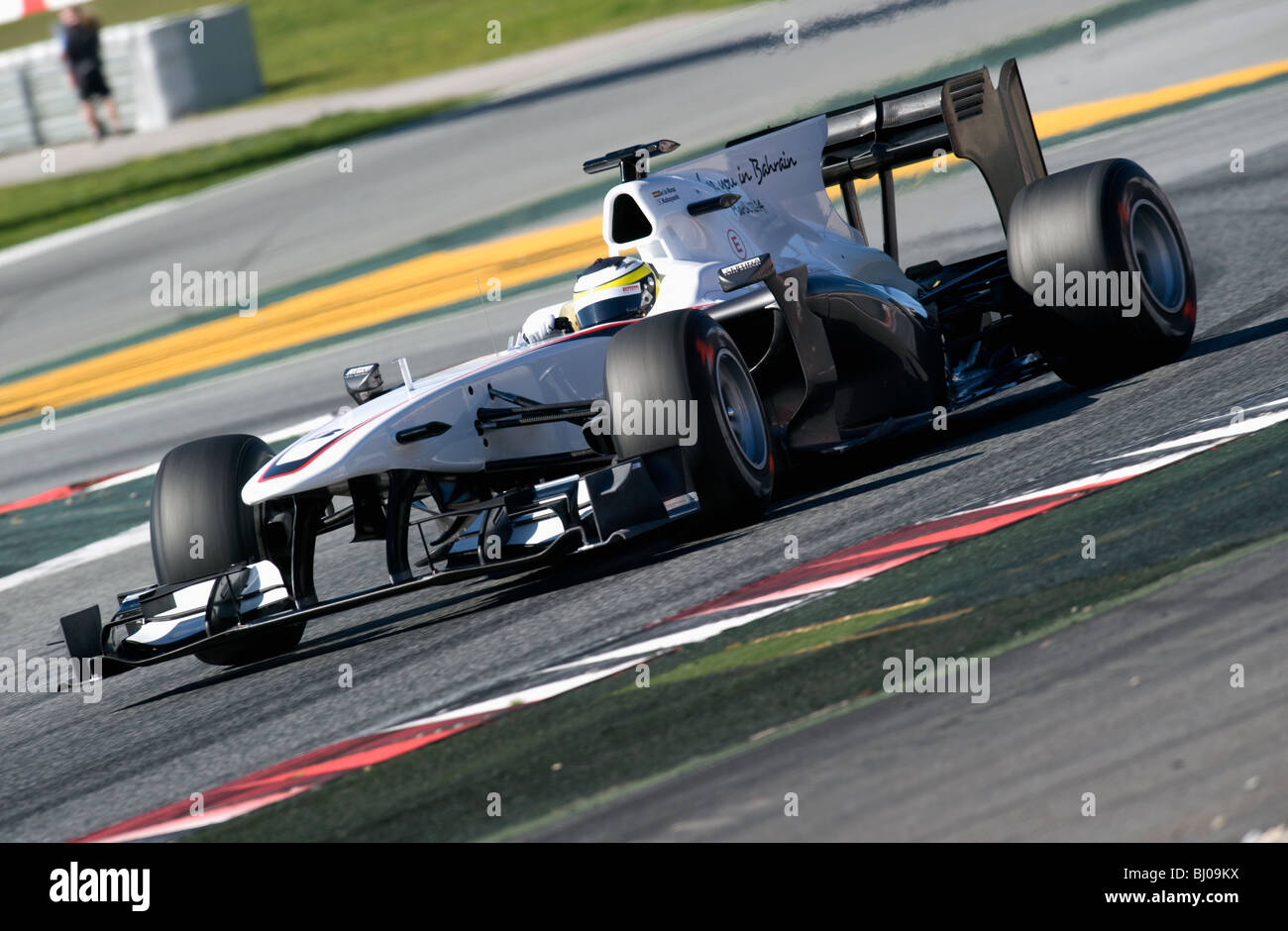 Pedro de la Rosa (SPA) in the BMW Sauber C29 racecar during Formula 1 ...