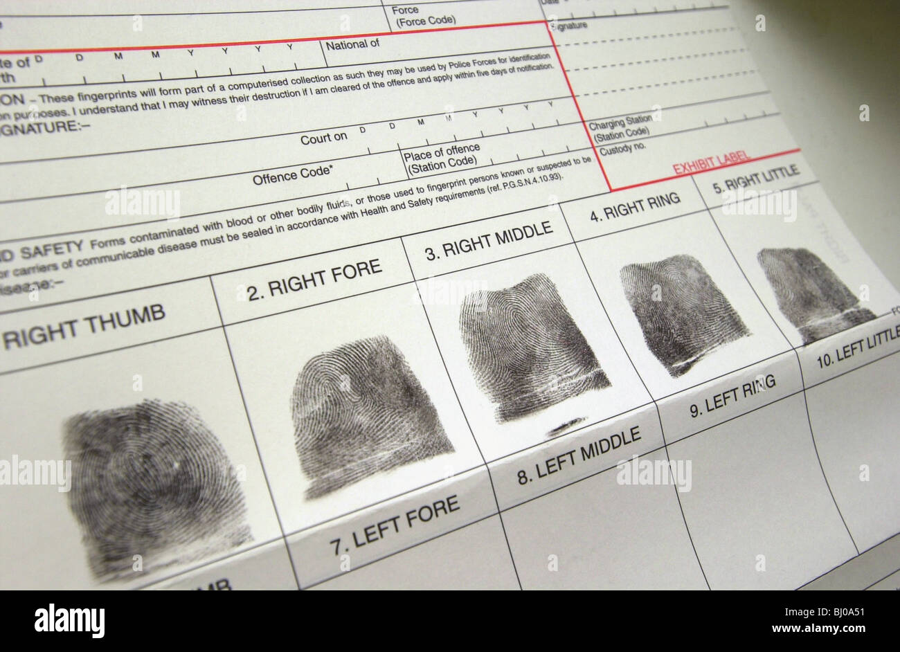 Criminal Investigation Finger Prints Stock Photos & Criminal ...