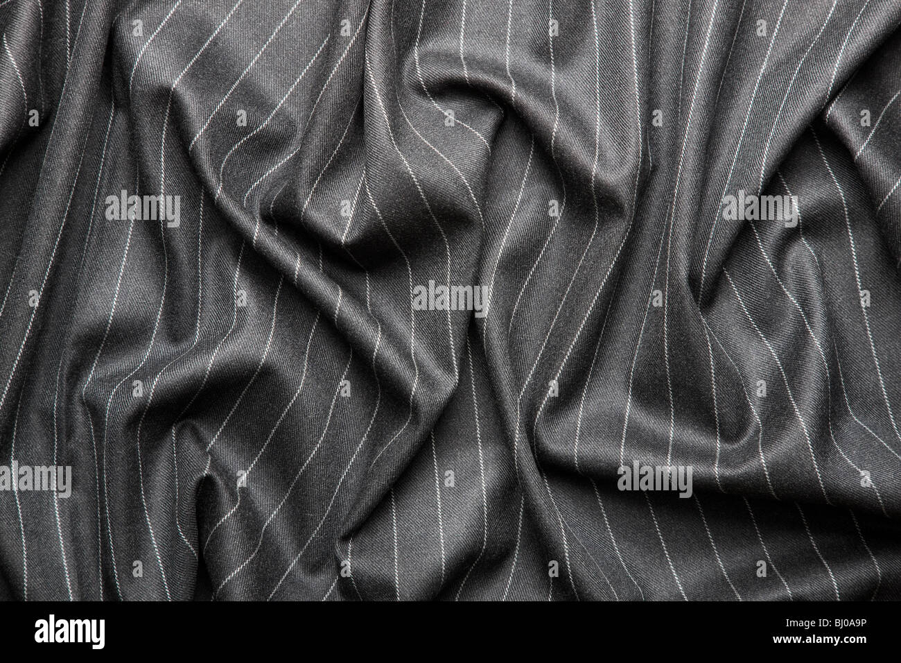 High quality pin stripe suit background texture with folds Stock Photo ...