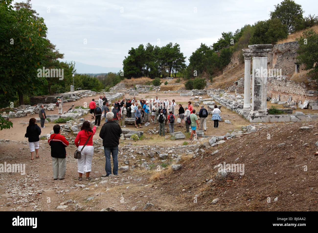 Ancient Philippi, eastern Macedonia, northern Greece, Sept 2009 Stock ...