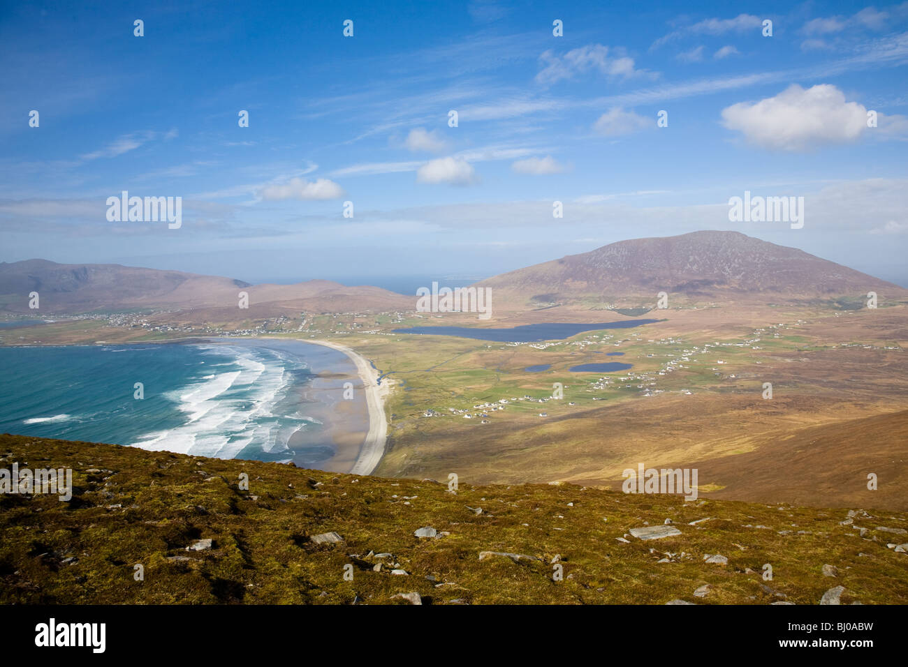 sunny day irish coast Stock Photo - Alamy
