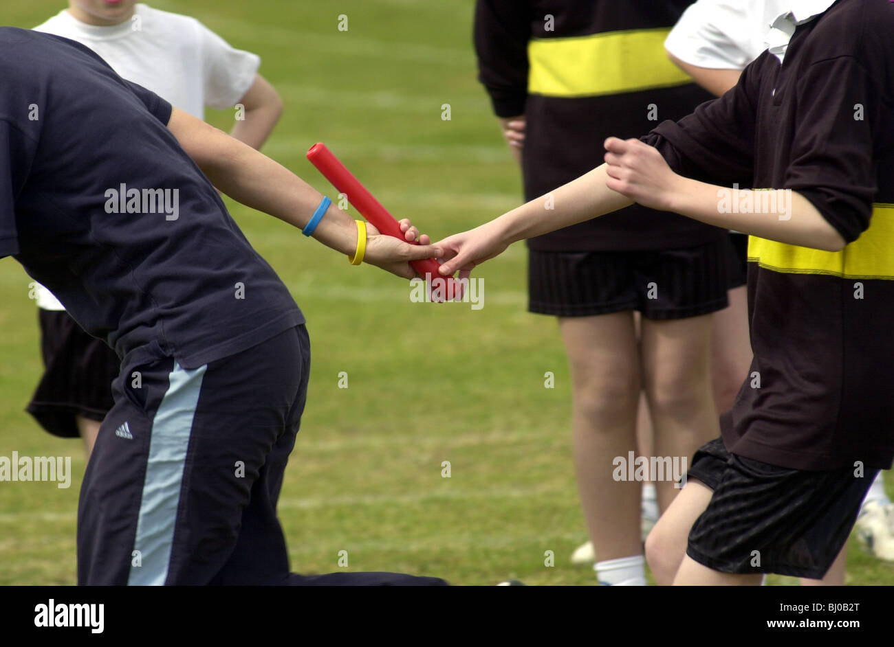 Boy run baton hi-res stock photography and images - Alamy